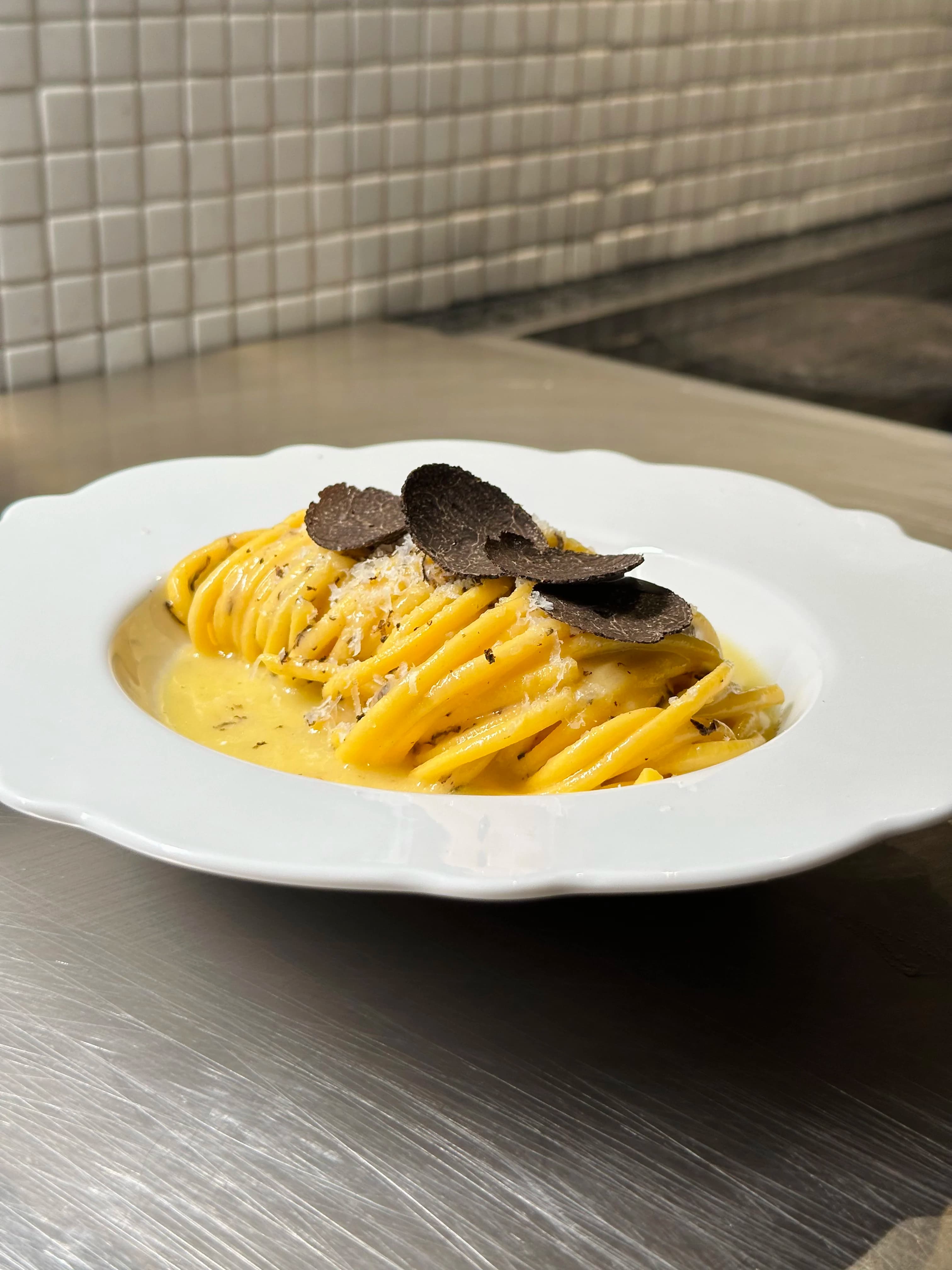 Black Truffle Parmesan Pasta by cedriklorenzen