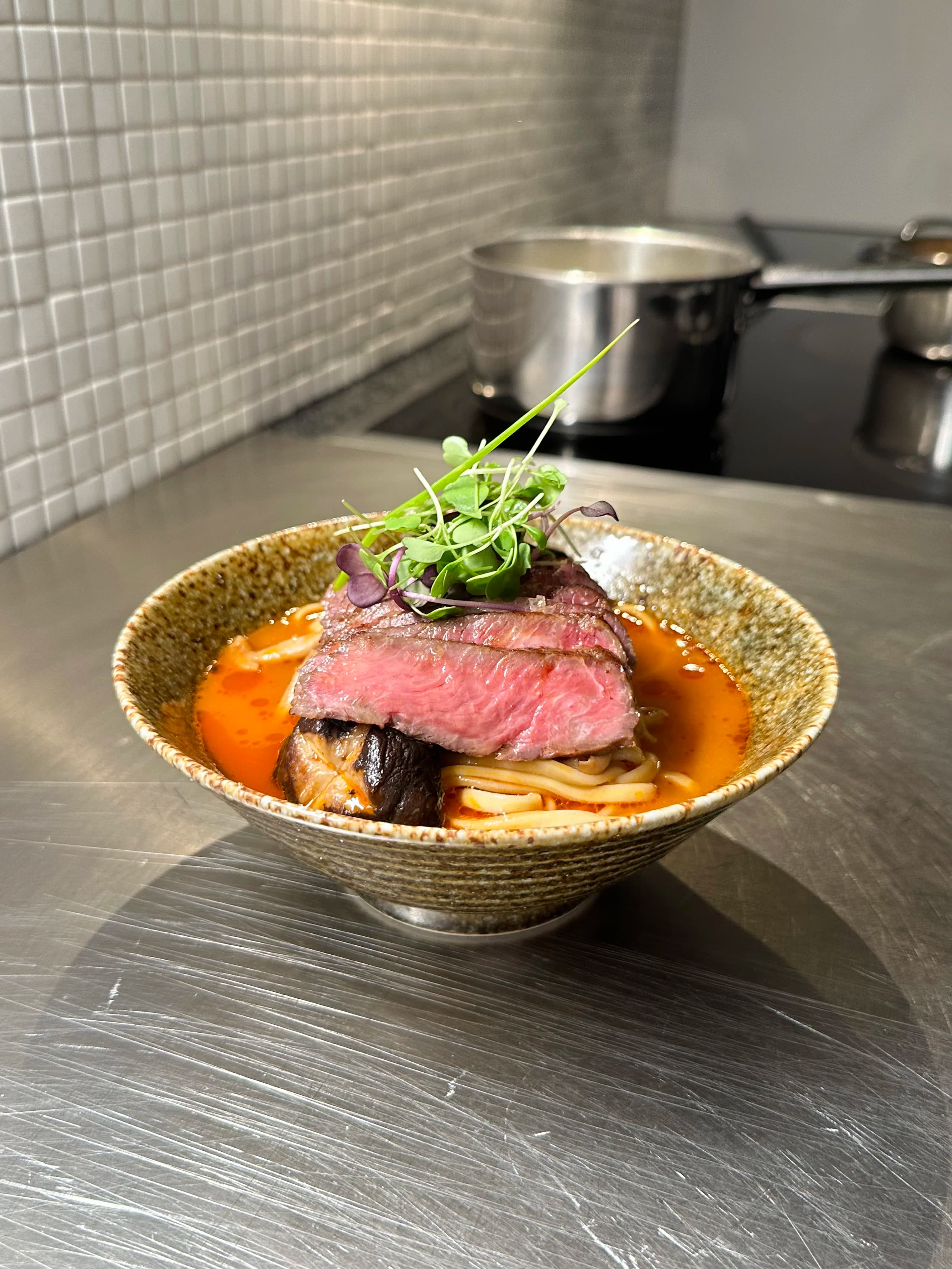 Spicy Seafood Ramen Wagyu by cedriklorenzen
