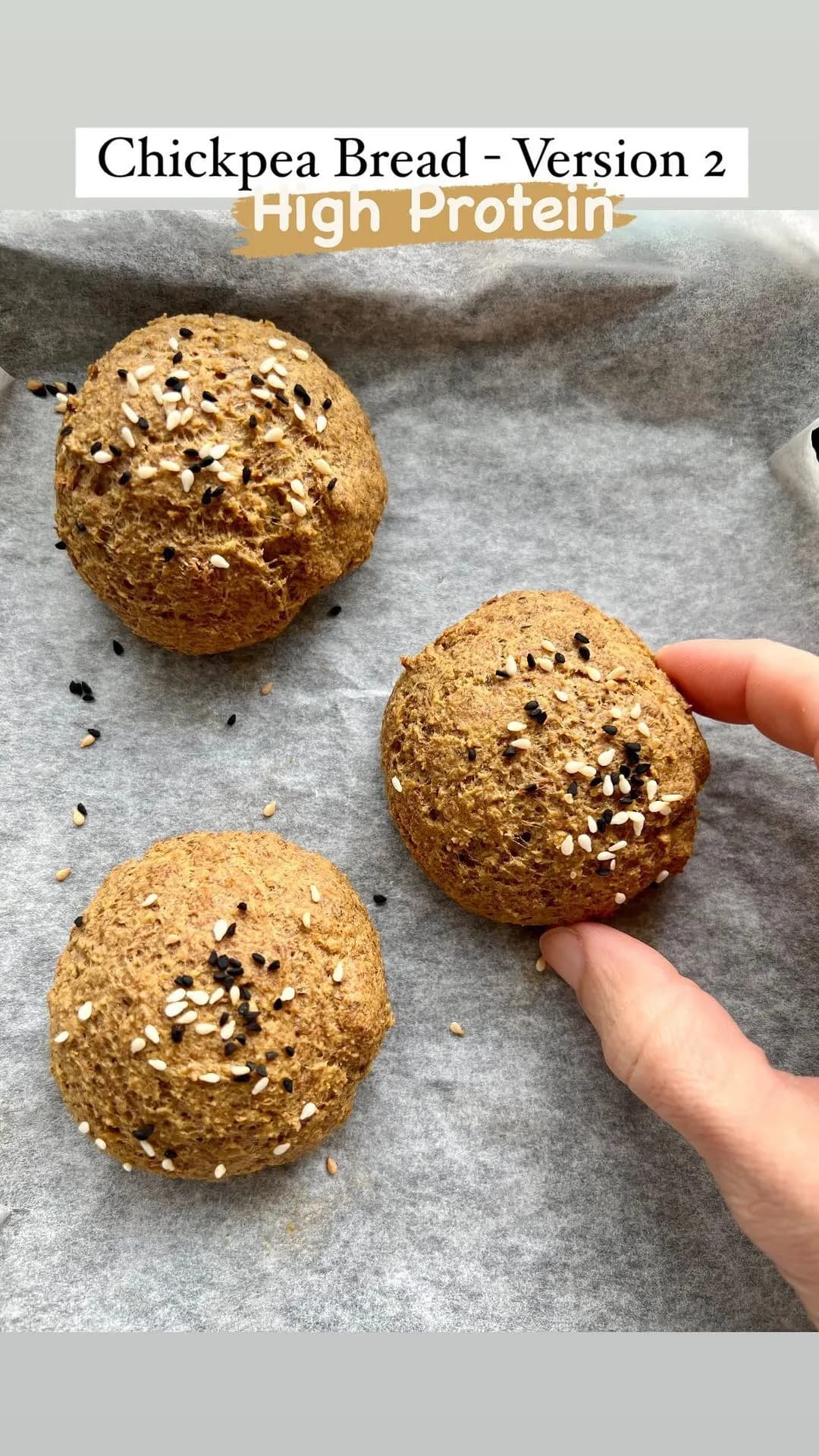 High Protein Chickpea Bread Rolls | Provecho
