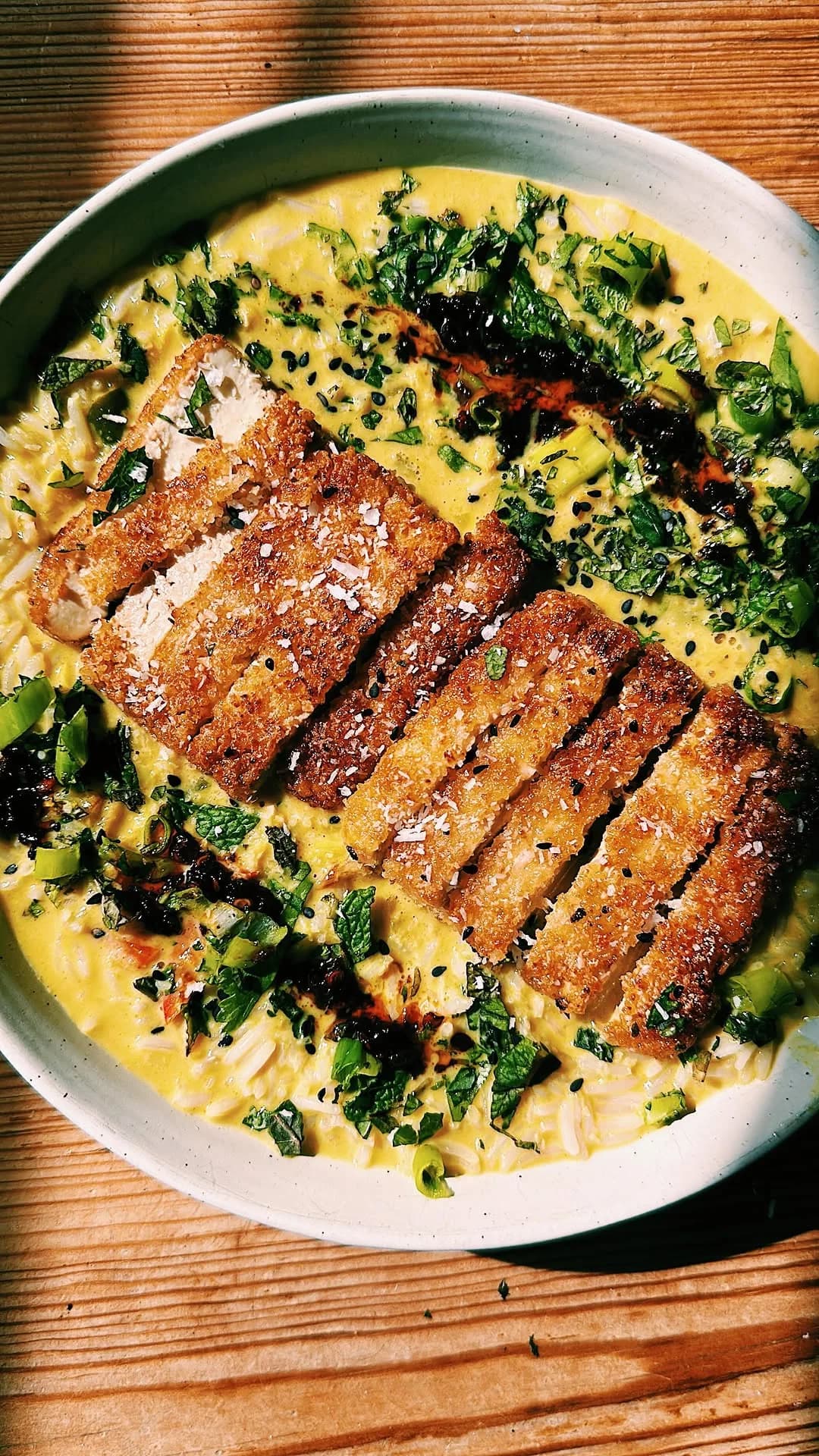 Coconut Crusted Tofu Fillet with a Lemongrass Curry | Provecho